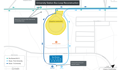University Station - Metro Bus & Rail